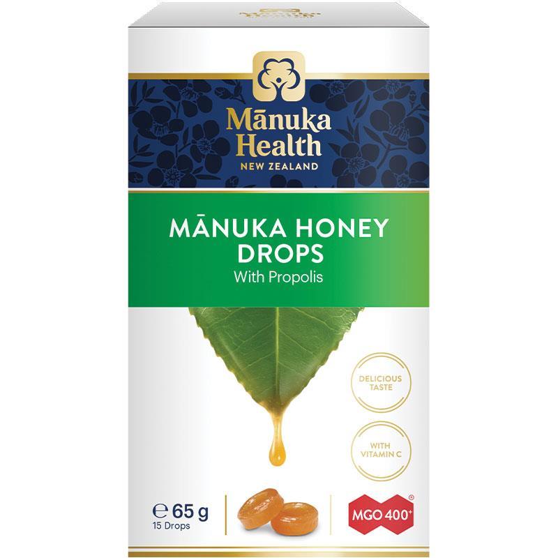 Buy Manuka Health Propolis Manuka Honey Drops - 15 Pack (65g) - MyDeal ...