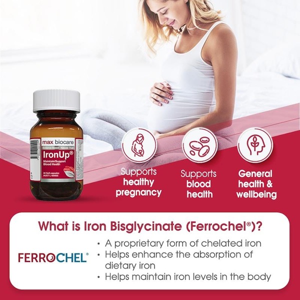 Buy Max Biocare IronUp(R) - 30 Capsules - MyDeal Australia