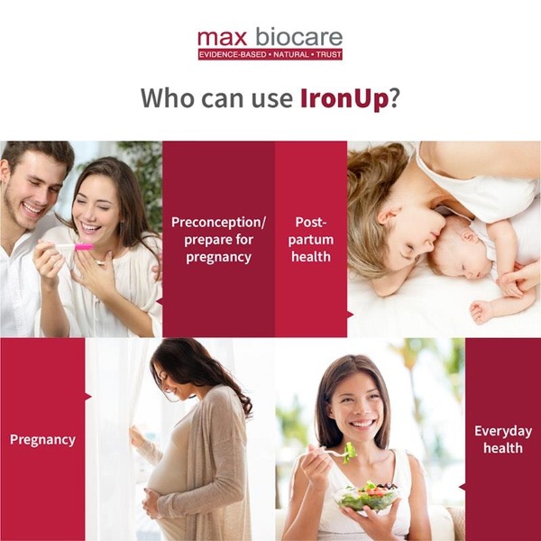 Buy Max Biocare IronUp(R) - 30 Capsules - MyDeal Australia