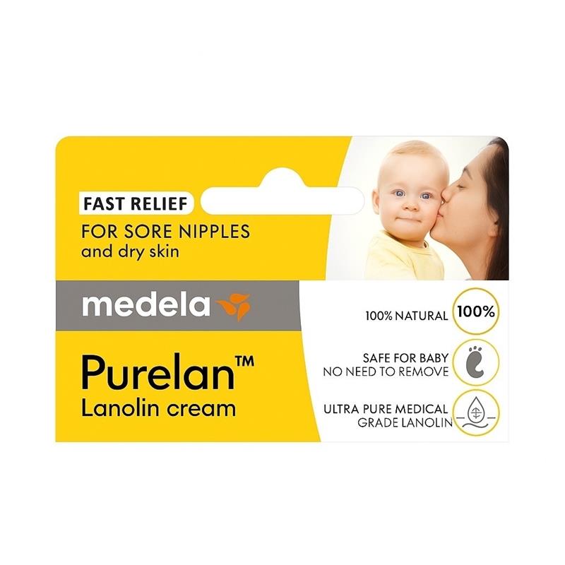 Buy Medela Purelan Lanolin Cream 7g - Natural Skin Relief - MyDeal ...