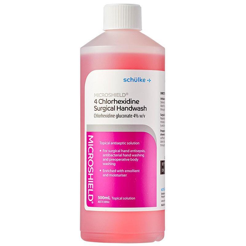 Buy Microshield 4 Chlorhexidine Surgical Handwash - 500ml Antiseptic ...