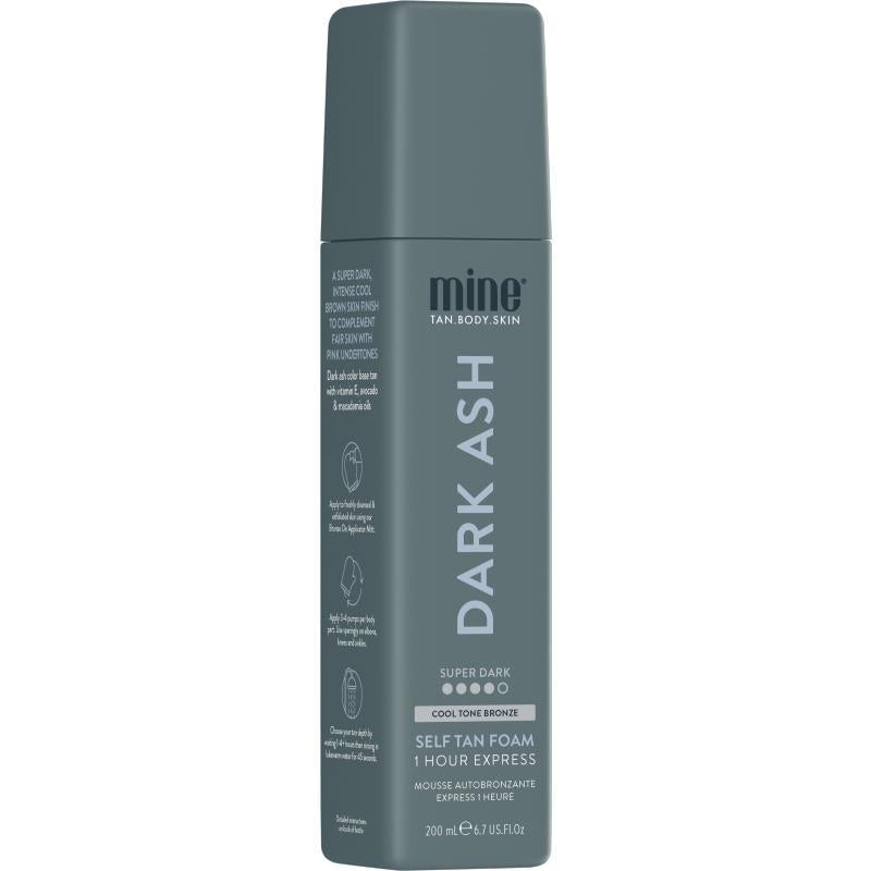 Buy MineTan Dark Ash 1 Hour Express Self Tan Foam 200ml - Achieve a ...
