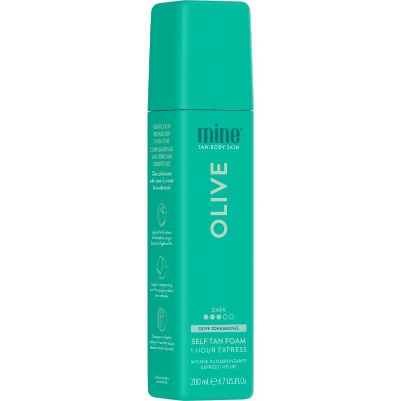 Buy MineTan Olive 1 Hour Express Self Tan Foam 200ml - Natural Olive ...