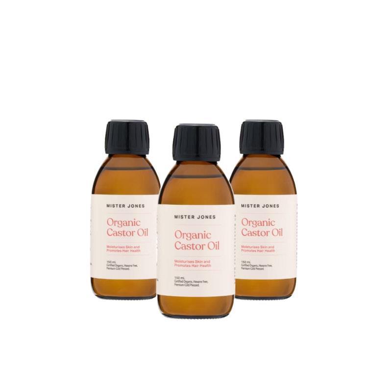 Buy Mister Jones Organic Castor Oil 3-Pack - Deep Hydration ...