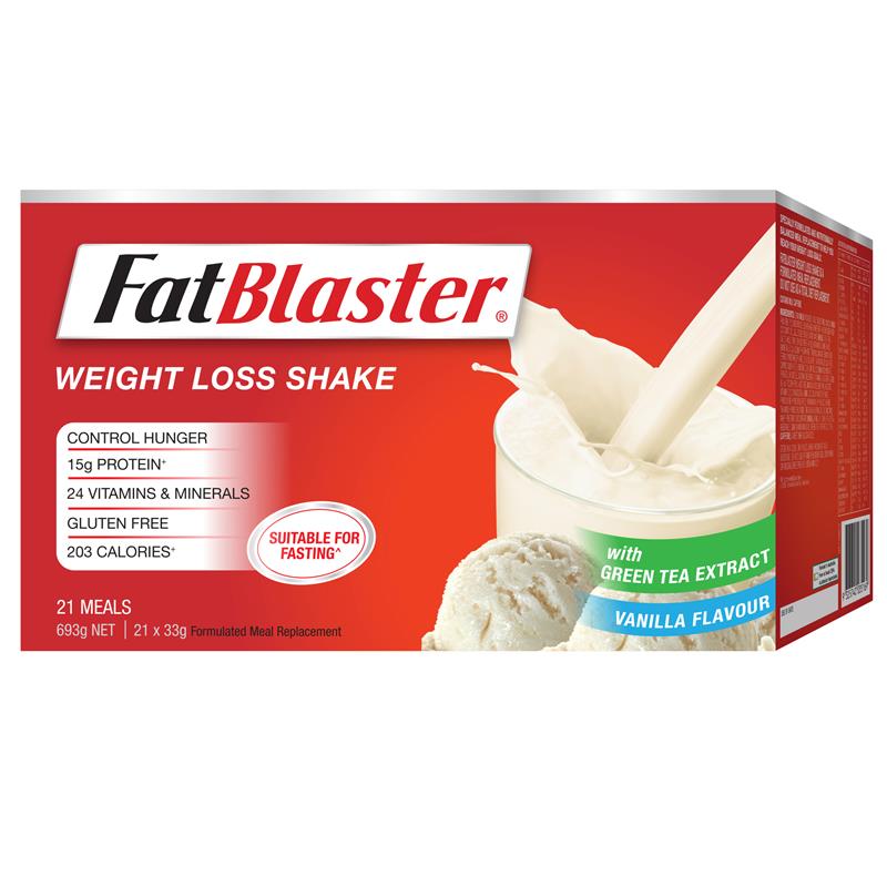 Buy Naturopathica Fatblaster Weight Loss Shake - Vanilla, 21 x 33g ...