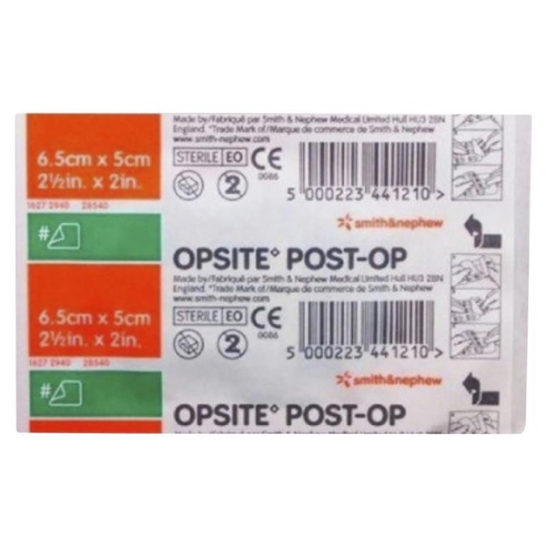 Buy Opsite Post-Op 6.5cm x 5cm Waterproof Dressing - MyDeal Australia
