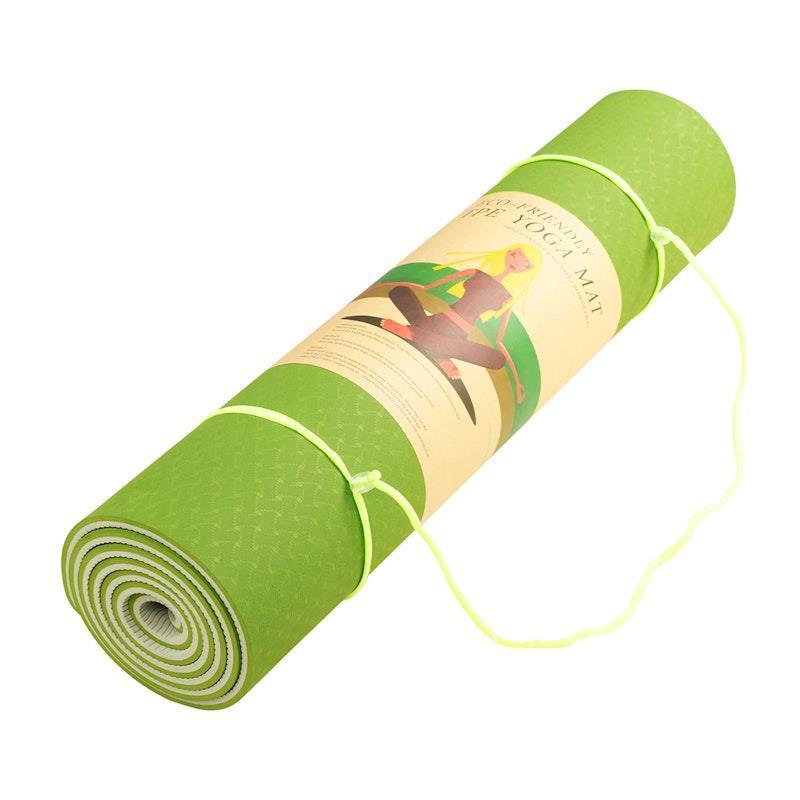 Buy Powertrain TPE Pilates Exercise Yoga Mat 8mm - Green - MyDeal Australia