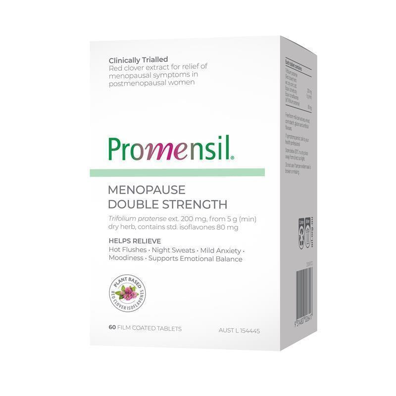 Buy Promensil Menopause Double Strength 60 Tablets - Natural Relief ...