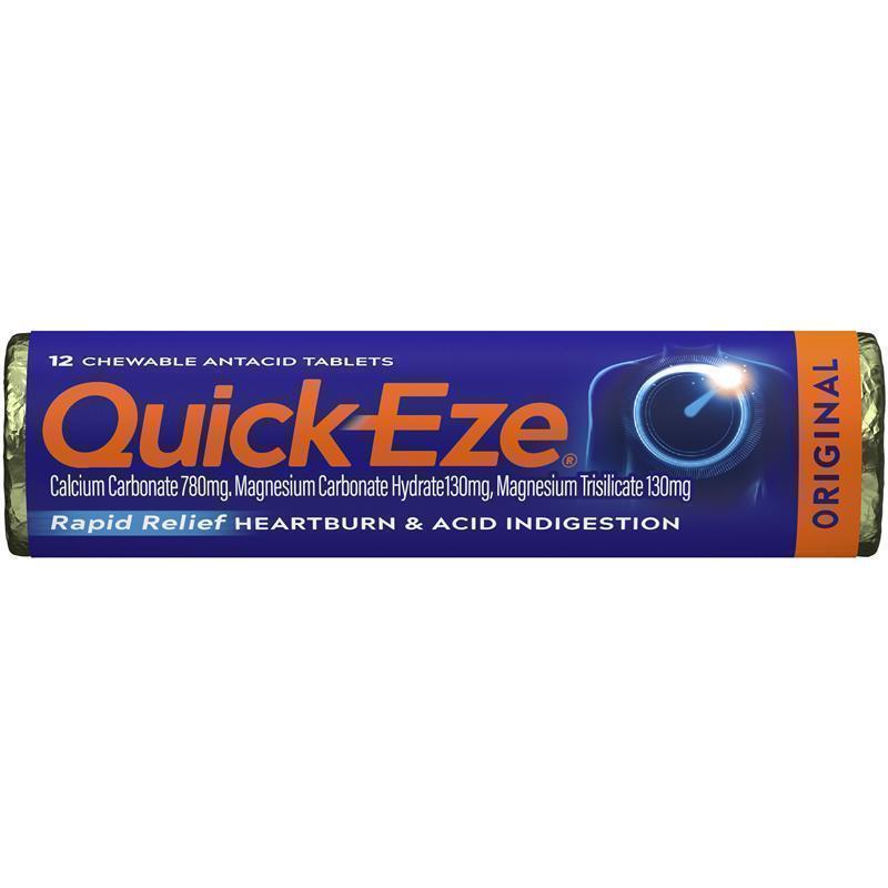 Buy Quick Eze Original Tablets - Rapid Heartburn & Indigestion Relief ...