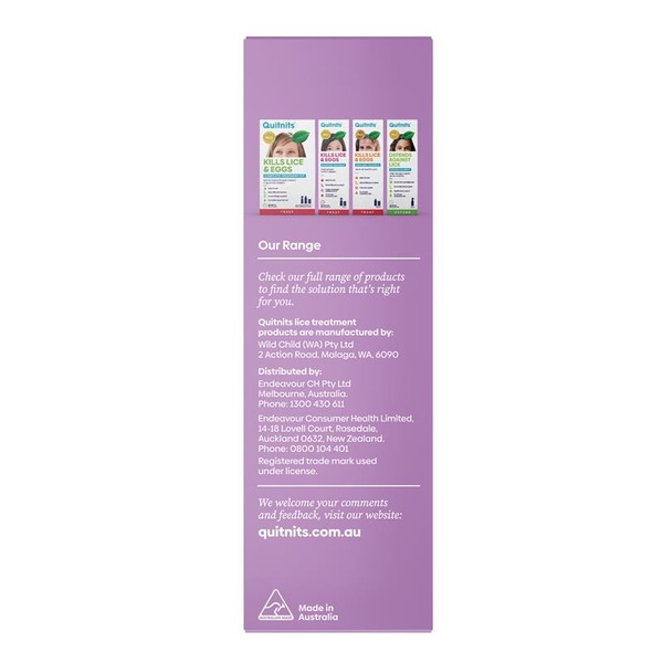 Buy Quit Nits Rapid 200ml - Fast-Acting Lice Treatment - MyDeal Australia