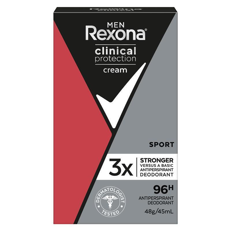 Buy REXONA Men Sport Clinical Antiperspirant Deodorant 45ml 96h ...