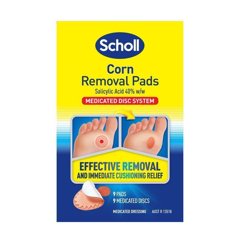 Buy Scholl Corn Removal Medicated Disc Pads - 9 Pack - MyDeal Australia