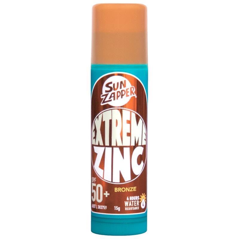 Buy SUN ZAPPER Extreme Zinc Stick SPF 50+ Bronze 15g - Ultimate Sun ...