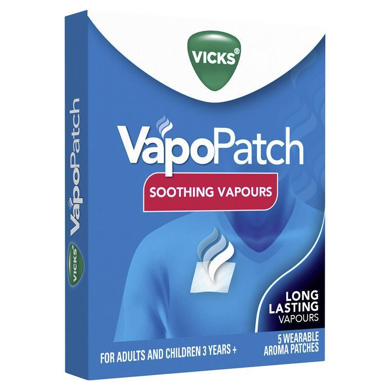 Buy Vicks VapoPatch 5 Pack - Wearable Aroma Patches for Easy Breathing ...