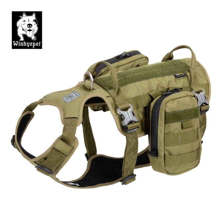 Buy Whinhyepet Military Harness Army Green L - MyDeal Australia