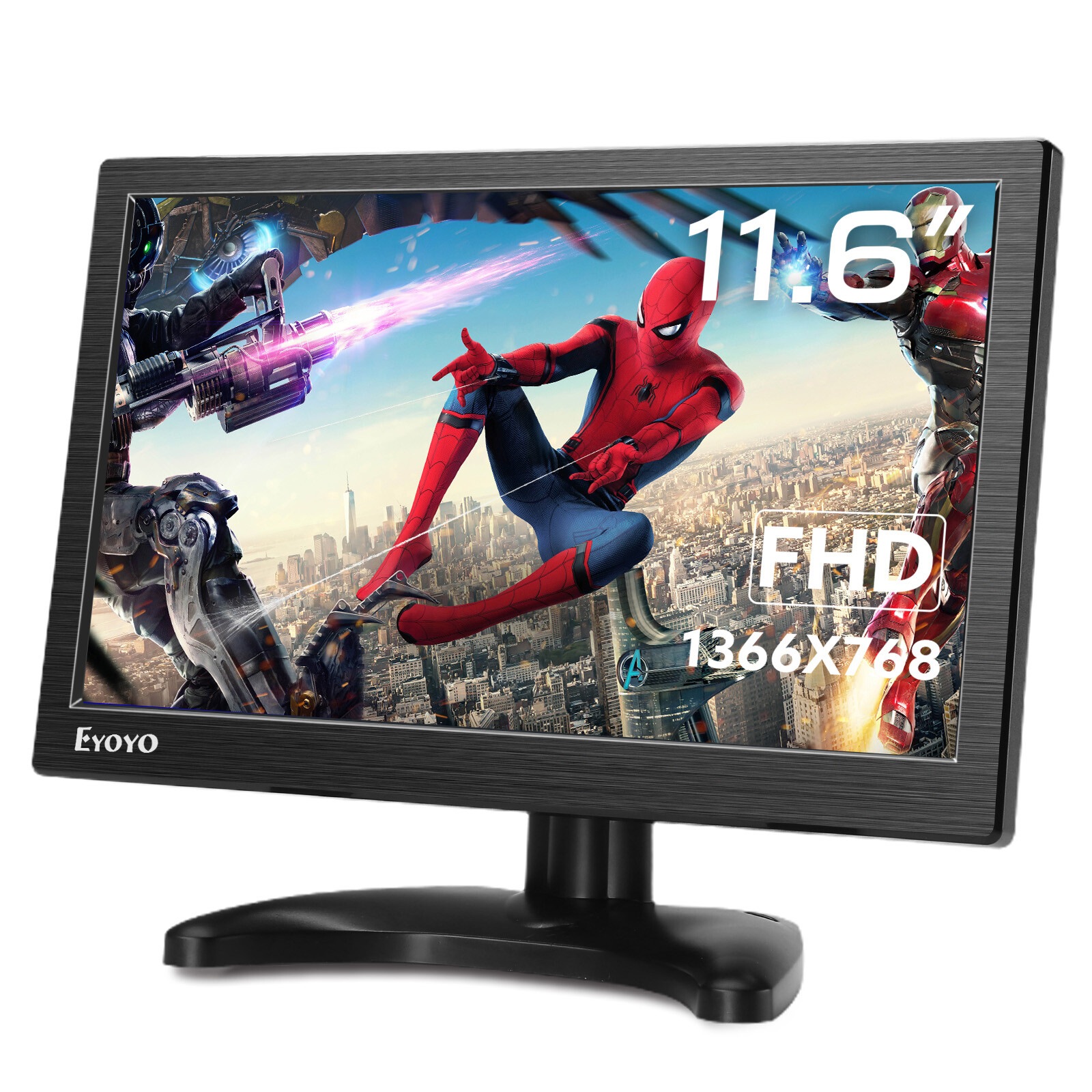 Buy 11.6in HDMI Monitors 1366x768 Display w/ VGA BNC AV Inputs Gaming ...