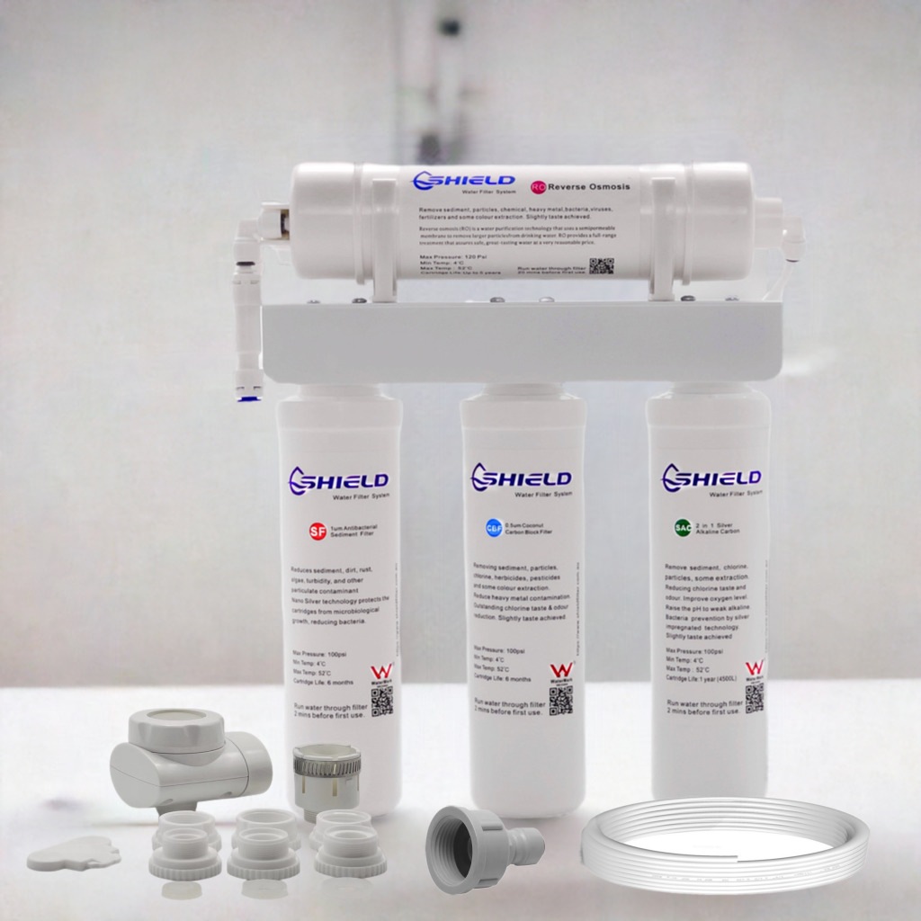 Buy 150GPD Quick Change Alkaline Wall Mount Reverse Osmosis Water ...