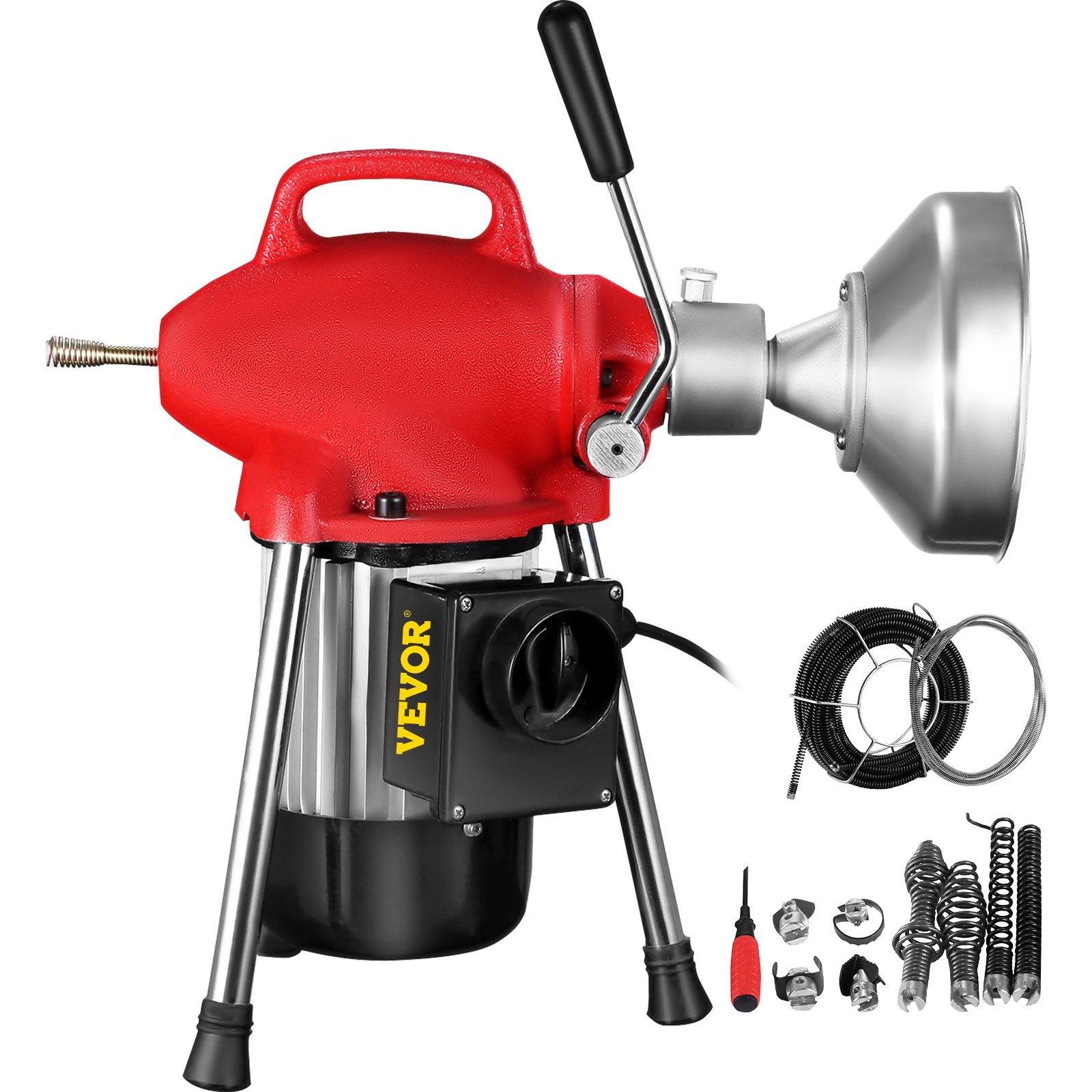 Buy 0.75-4 Inch Sectional Pipe Drain Cleaning Machine 400PRM Snake ...
