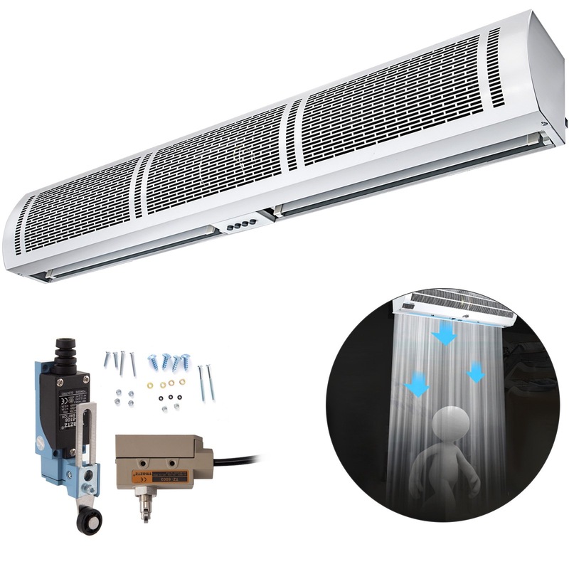 Buy Air Curtain Door Air Curtain, 3 Adjustable Speeds 60-Inch Air ...