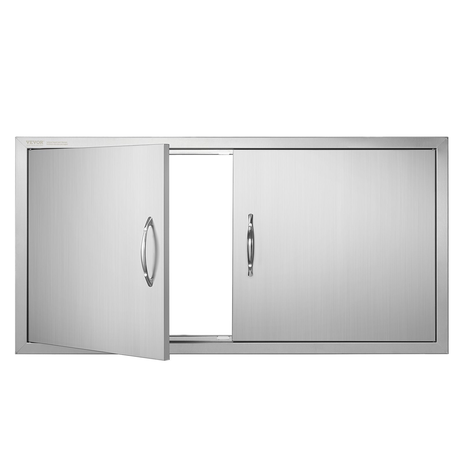 Buy BBQ Access Door, 1067x534 mm Double Outdoor Kitchen Door, Stainless ...