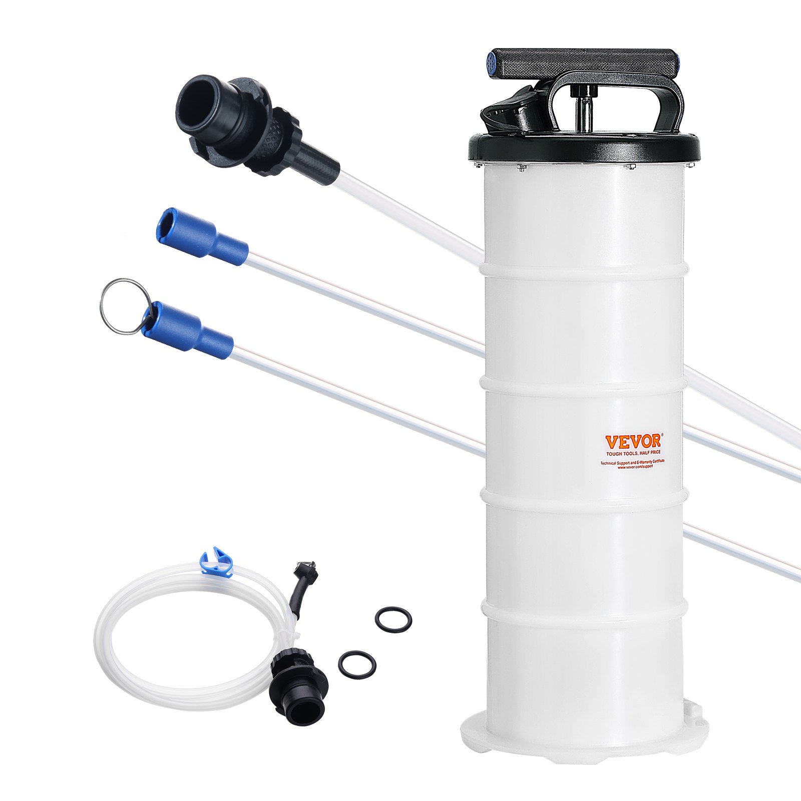 Buy Fluid Extractor, 6.5 Liters Capacity, Manual Hand-Operated Oil Changer Vacuum Fluid ...