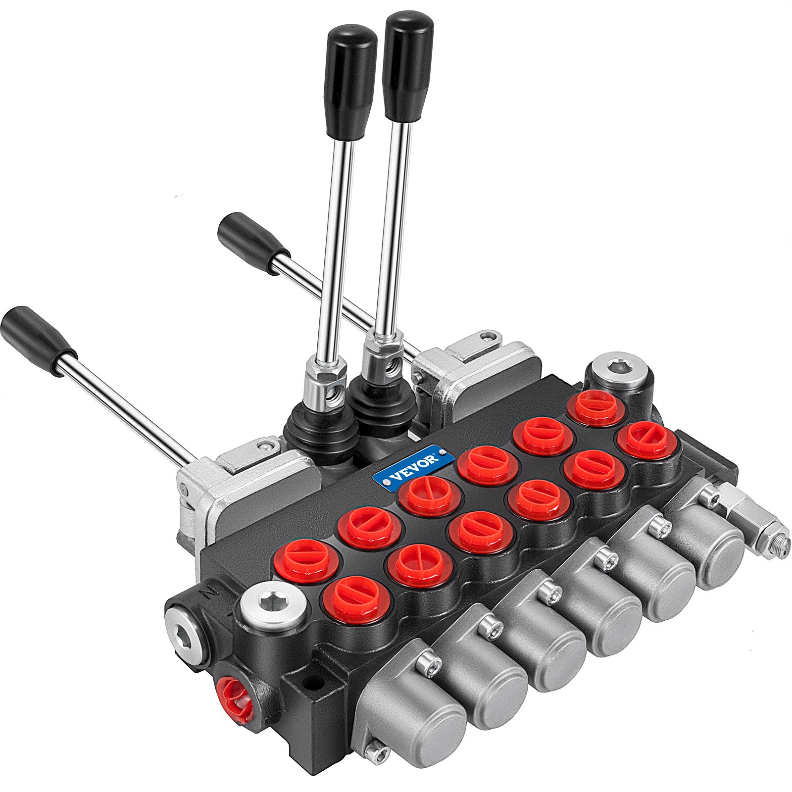 Buy Hydraulic Directional Control Valve Backhoe 6 Spool 11 GPM With G1 ...