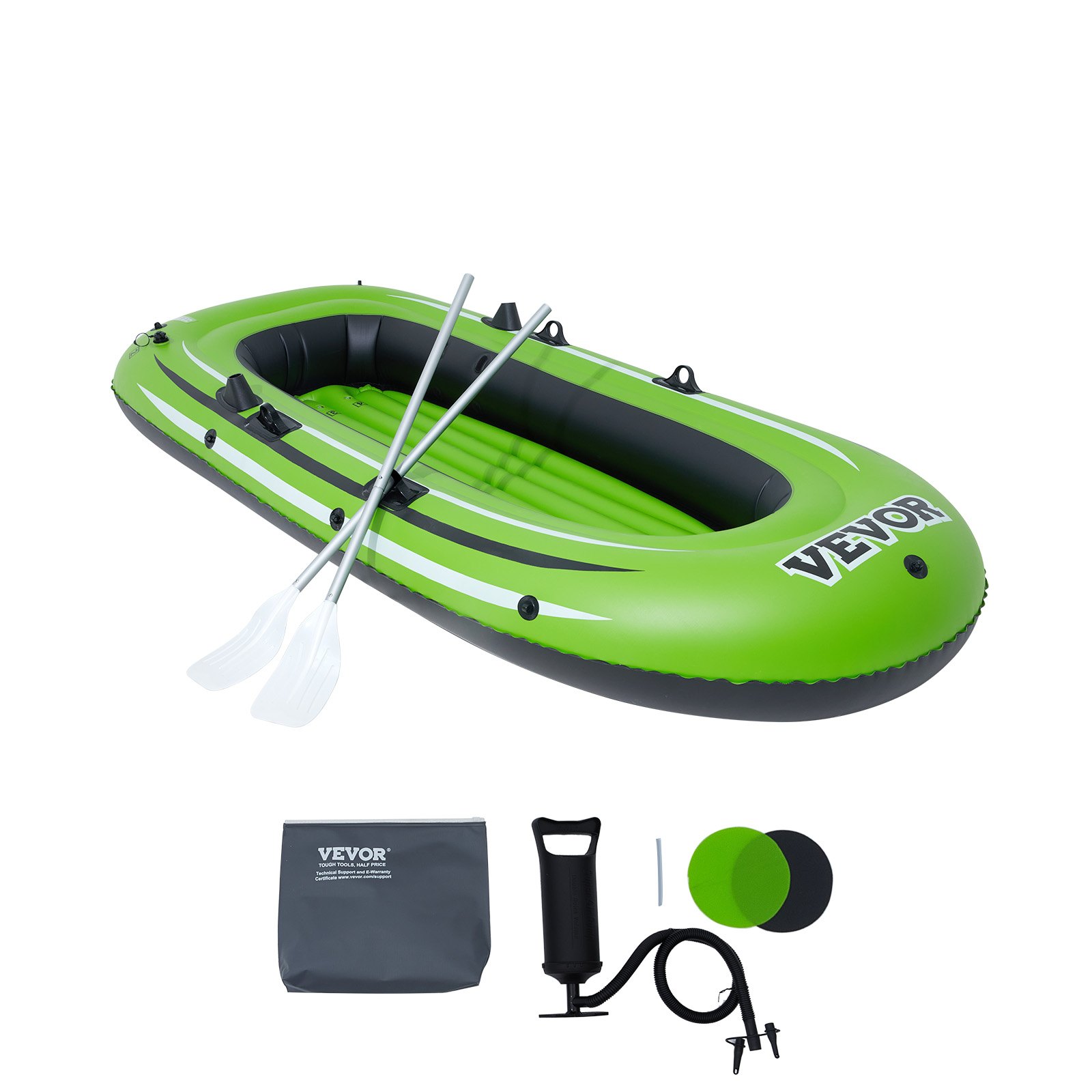 Buy Inflatable Boat, 3-Person Inflatable Fishing Boat, Strong PVC ...
