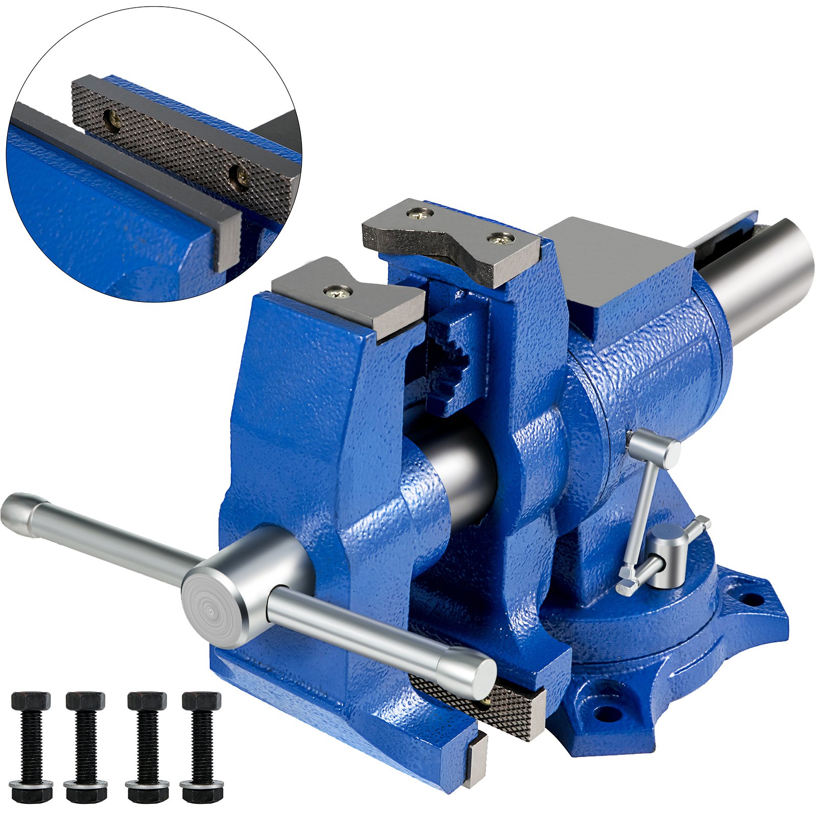 Buy Multipurpose Bench Vise 5" 30Kn Heavy Duty with 360° Swivel Base ...