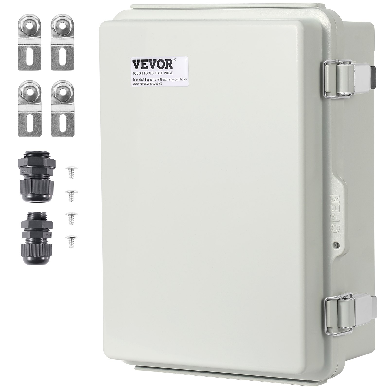 Buy Outdoor Electrical Junction Box, 300 x 200 x 180 mm, ABS Plastic ...