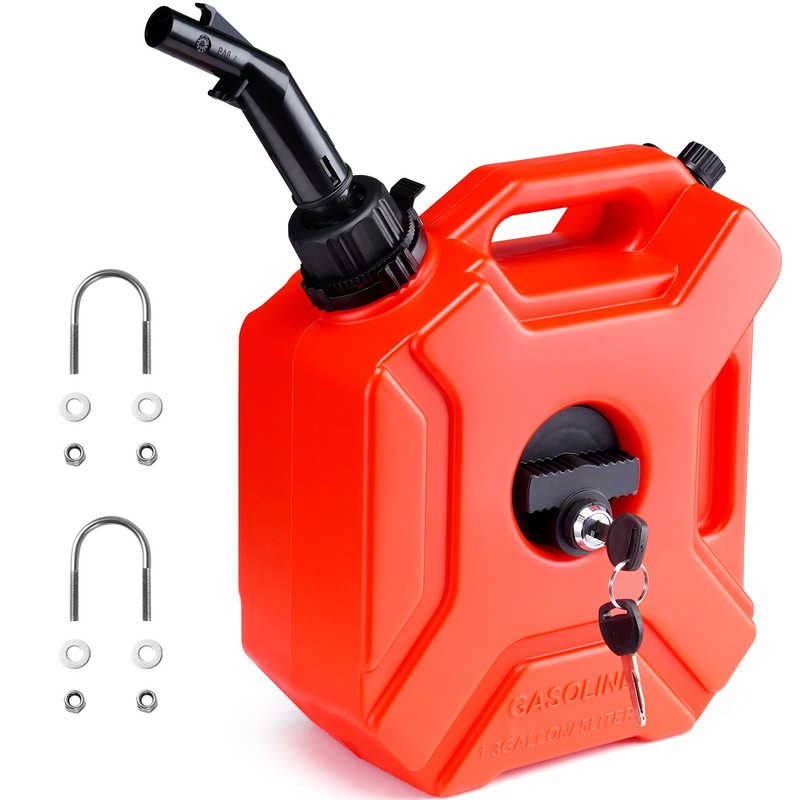 Buy Water Can, 1.3 Gallon/5L, Water Tank with Spout and Lockable ...