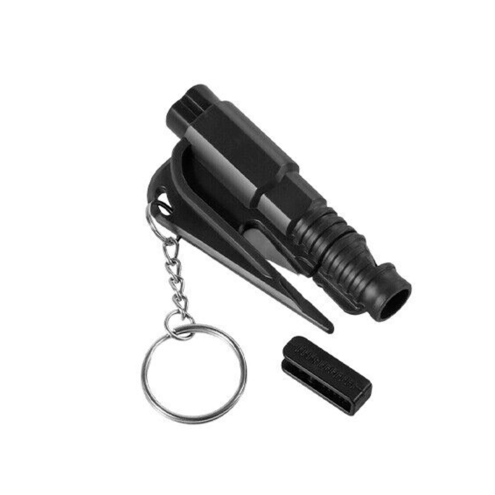 Buy Black Emergency Car Tool Window Glass Breaker Cutter Key Ring ...
