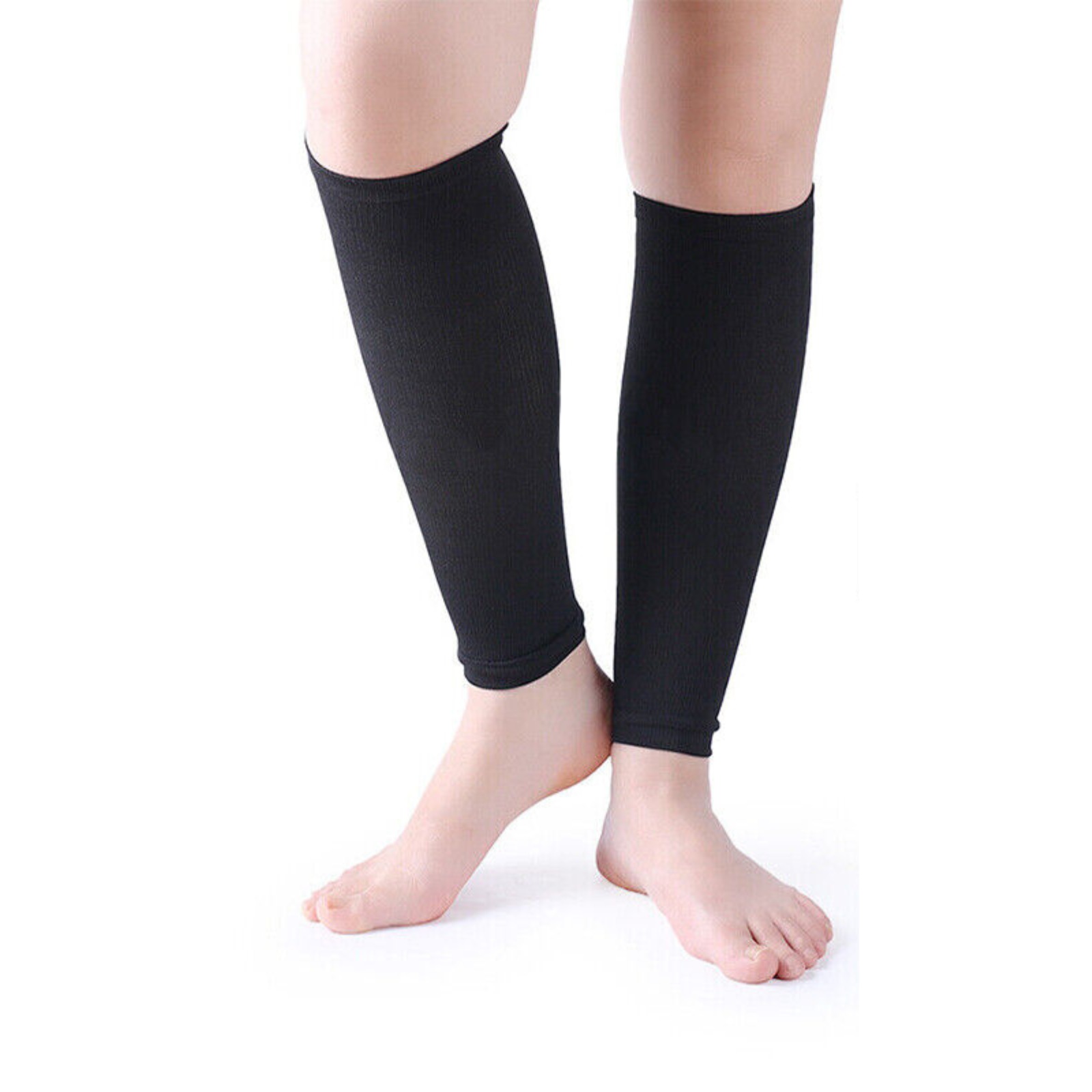Buy Black Foot Support Sleeve Relieve Compression Socks Leg Calf ...