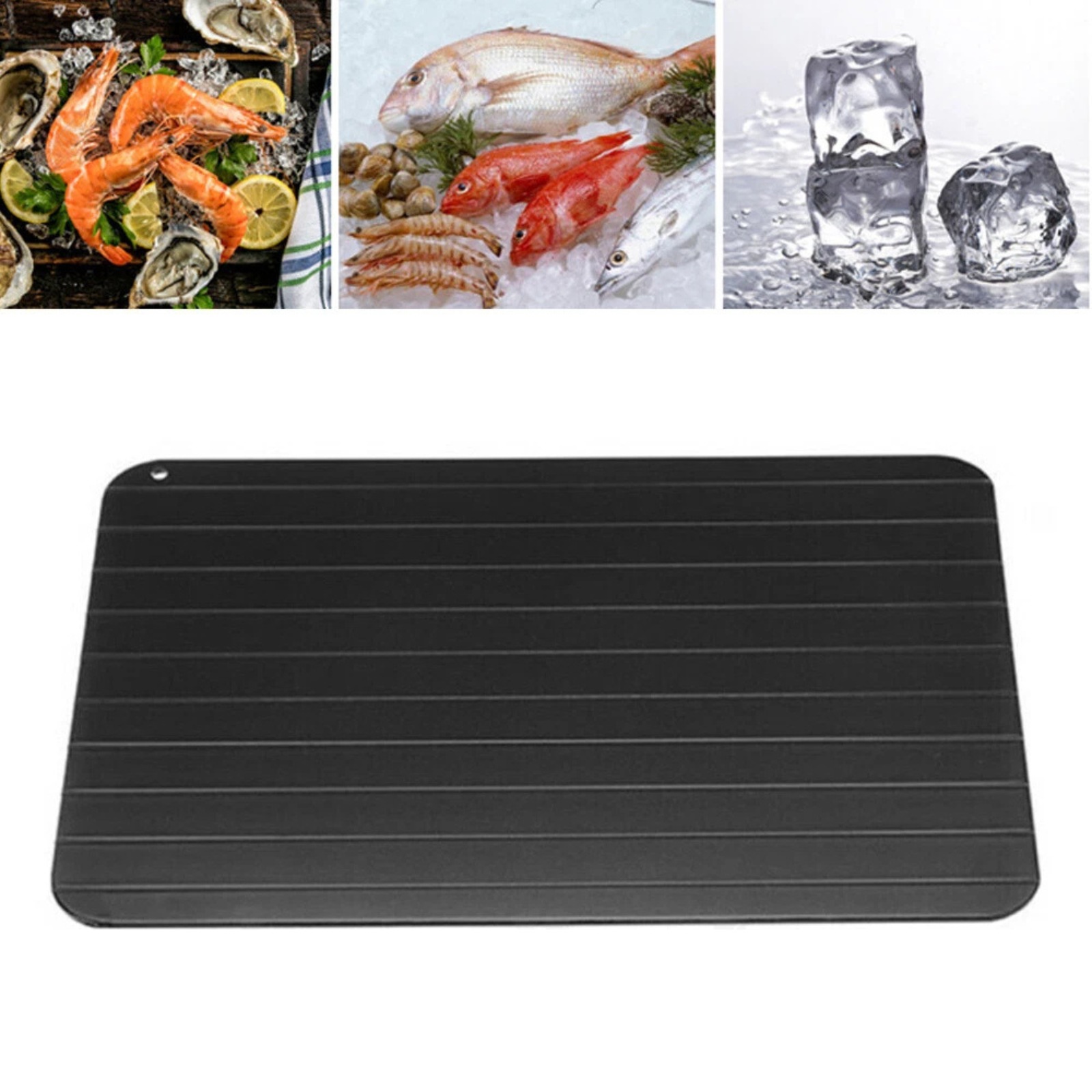 Buy Magic Metal Defrosting Tray for Fast Natural Thawing of Frozen Food ...