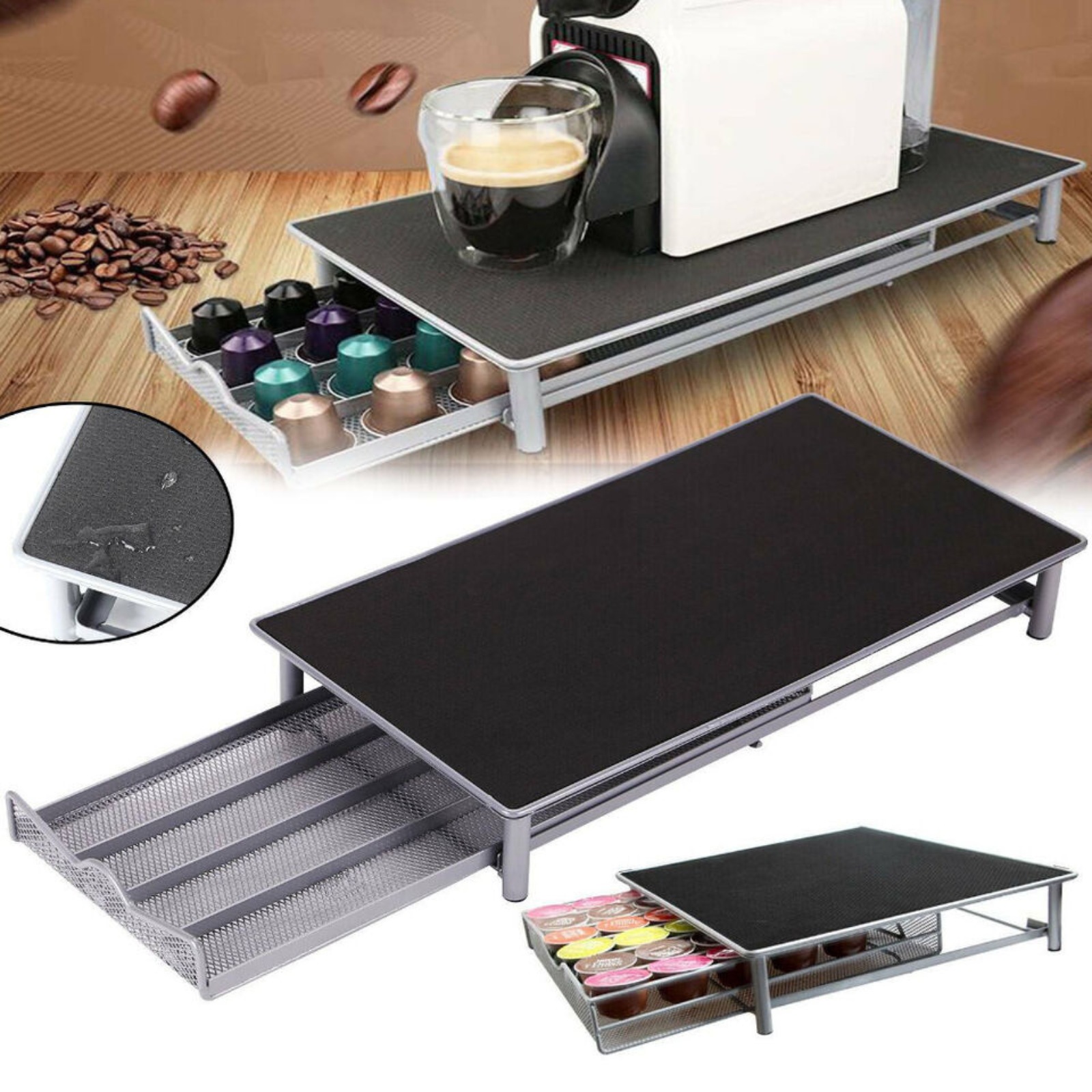 Buy Nespresso Storage Organizer Stand Coffee Capsules Holder Rack 40 ...