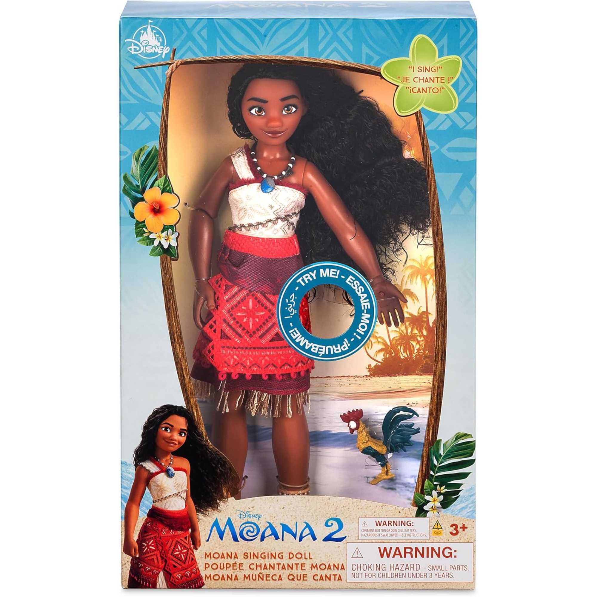 Buy Disney Moana 2 Singing Doll Poseable Heart of Te Fiti Necklace ...