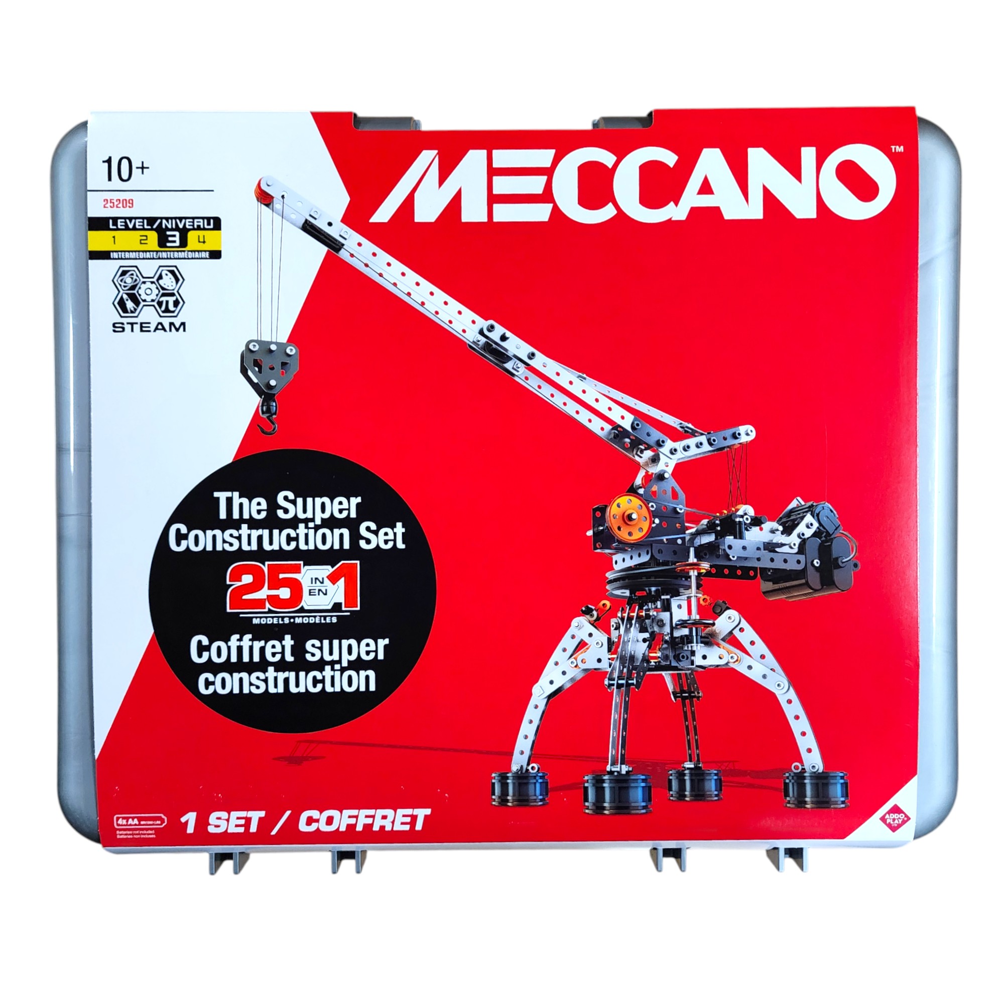 Buy Meccano Super Construction Set 25-in-1 Model Motorized Building Kit ...