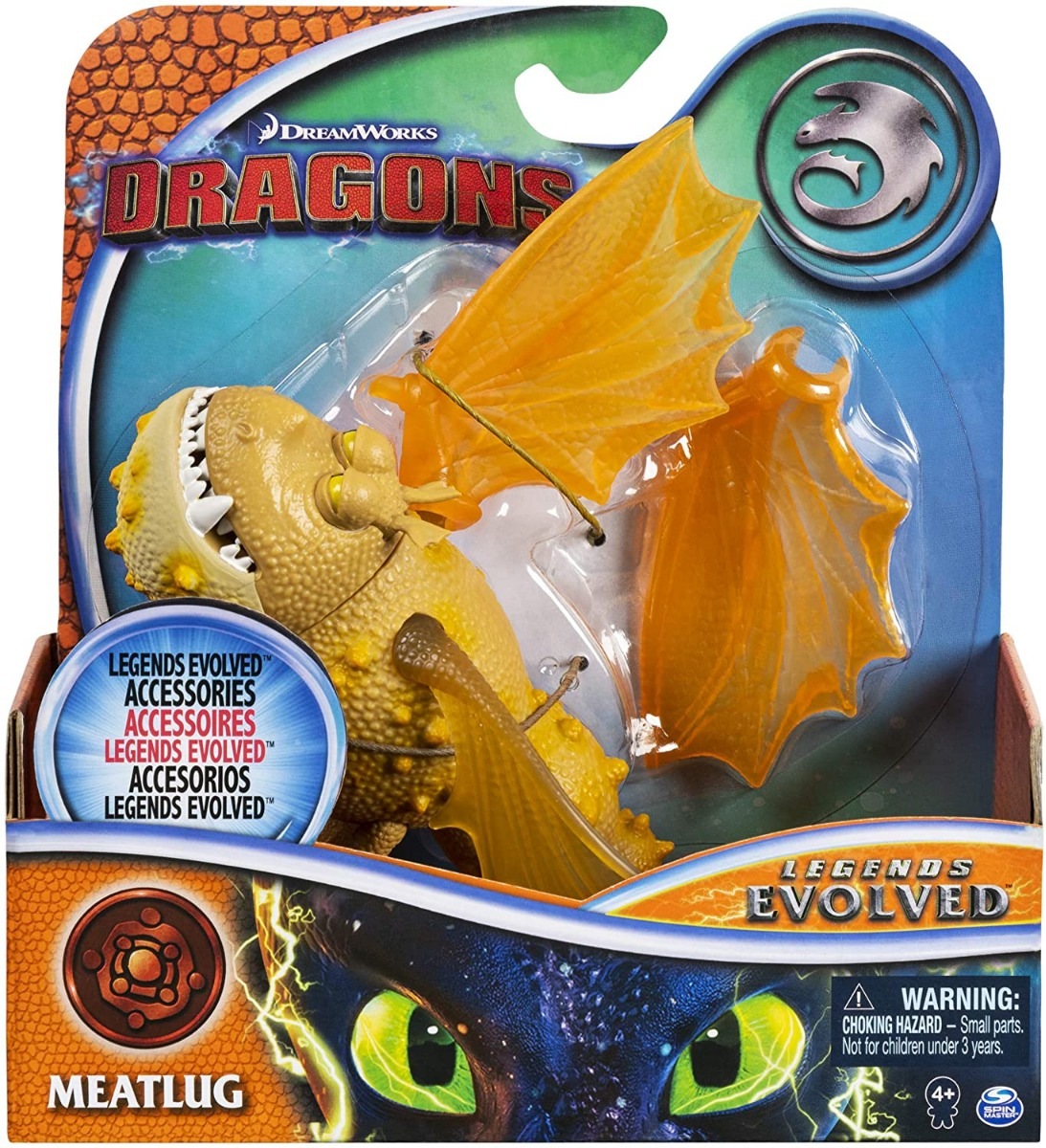 Buy DREAMWORKS DRAGONS LEGENDS EVOLVED DRAGON ACTION FIGURE (MEATLUG ...