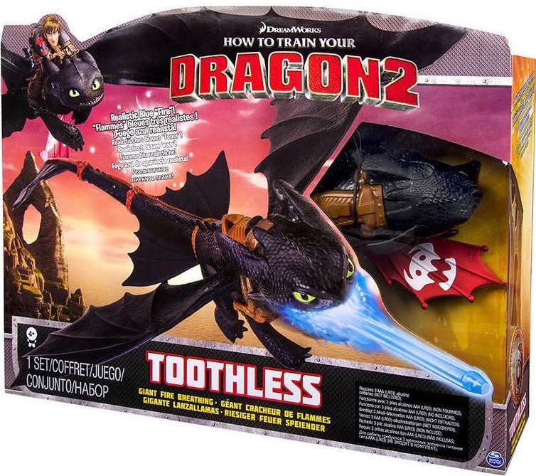Buy HOW TO TRAIN YOUR DRAGON 2 TOOTHLESS GIANT FIRE BREATHING - MyDeal ...