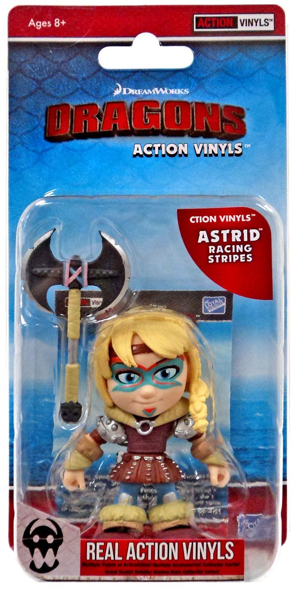 Buy HTTYD HUMANS W1 ACTION VINYLS 3" ASTRID (RACING STRIPES) - MyDeal ...
