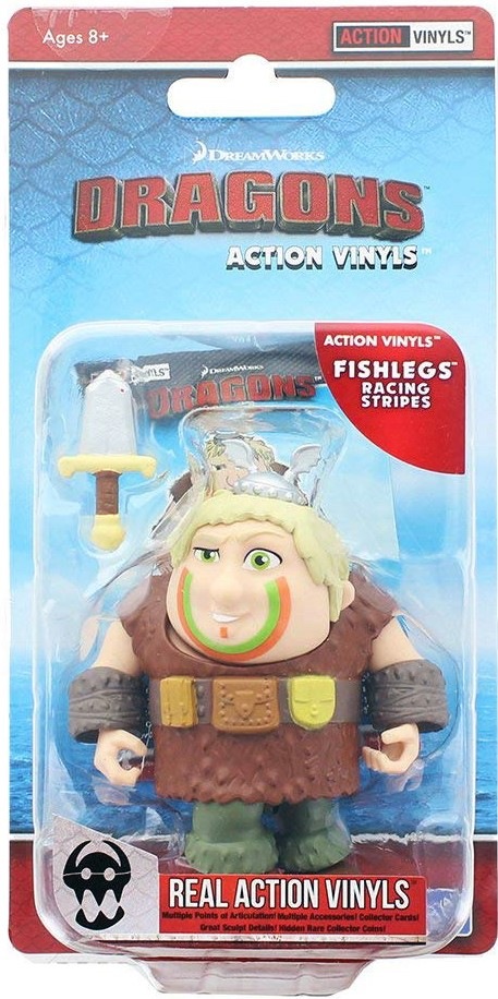 Buy HTTYD HUMANS W2 ACTION VINYLS 3" FISHLEGS (RACING STRIPES) - MyDeal ...