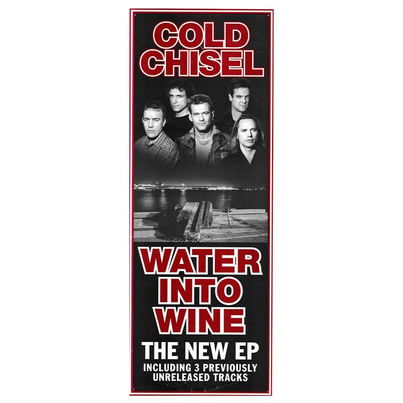 Buy Cold Chisel - Water Into Wine Promotional Vintage Daybill Poster ...