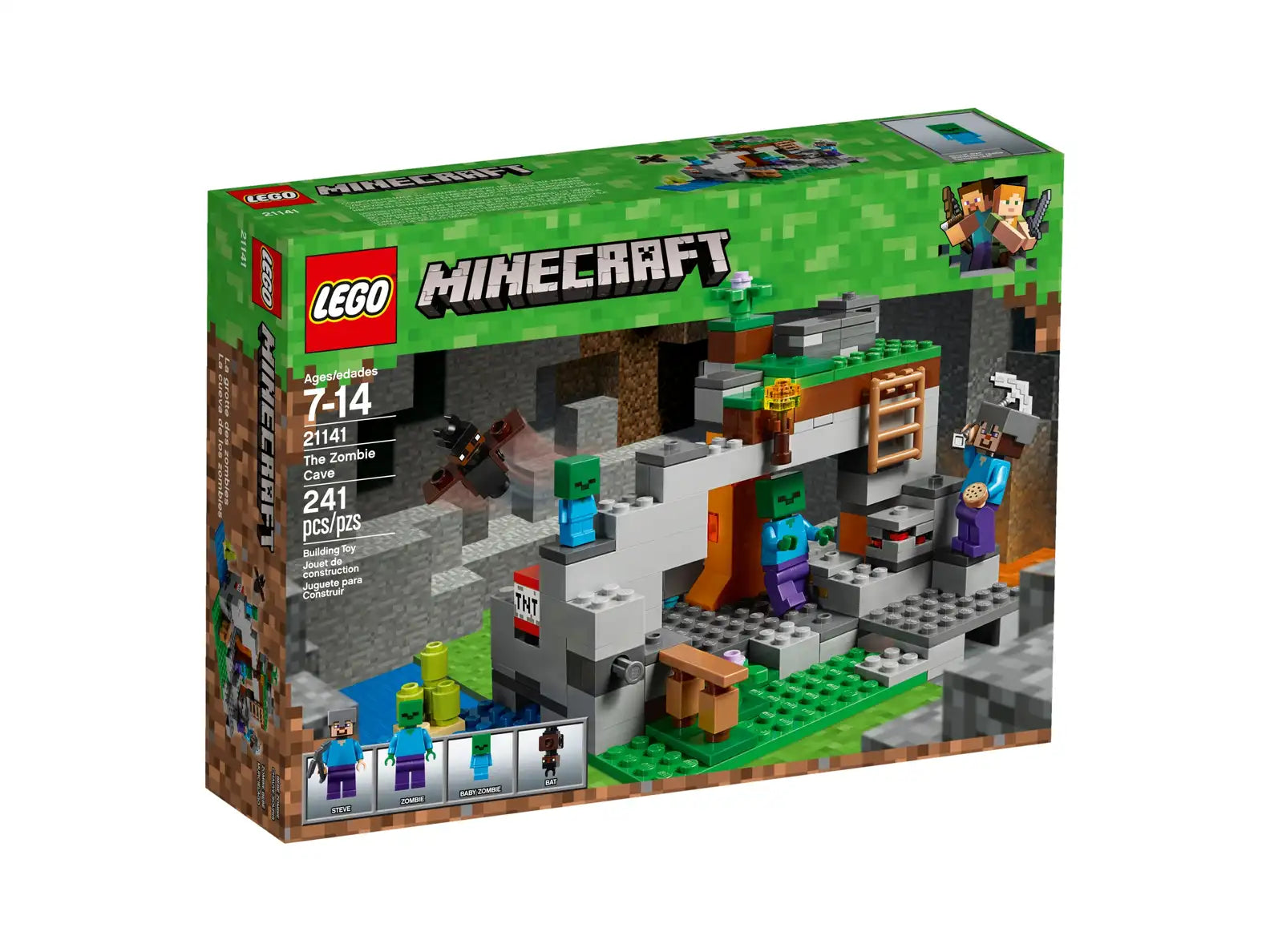Buy LEGO Minecraft - The Zombie Cave 21141 - MyDeal Australia