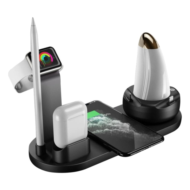 Buy WS7 10W 2 USB Ports + USB-C / Type-C Port Multi-function Desk Lamp ...