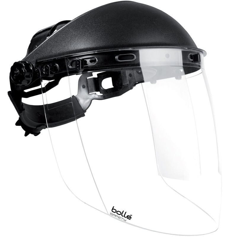 Buy Bolle Safety Sphere Complete Face Shield - With Head Gear & Visor (1652501) - MyDeal