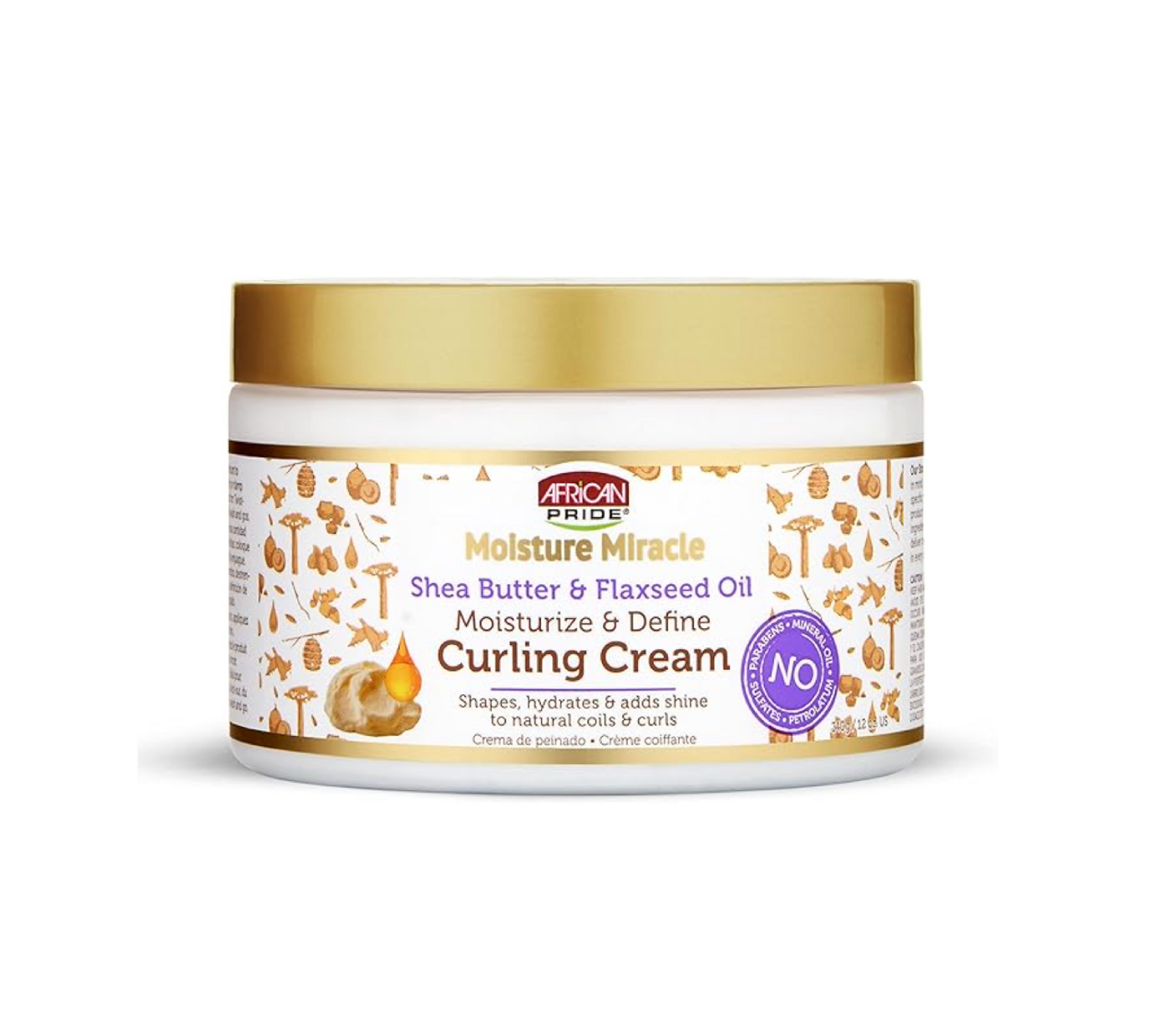Buy African Pride Moisture Miracle Shea Butter & Flaxseed Oil Curling ...