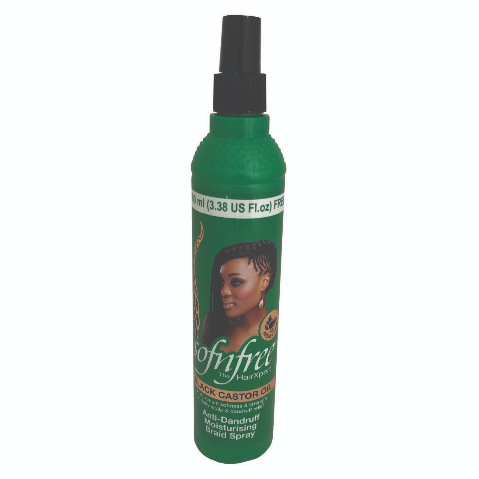 Buy Sofn'Free Braid Spray With Black Castor Oil Anti Dandruff 350ml ...