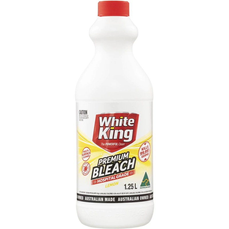 Buy White King Premium Bleach Lemon 1.25L - MyDeal