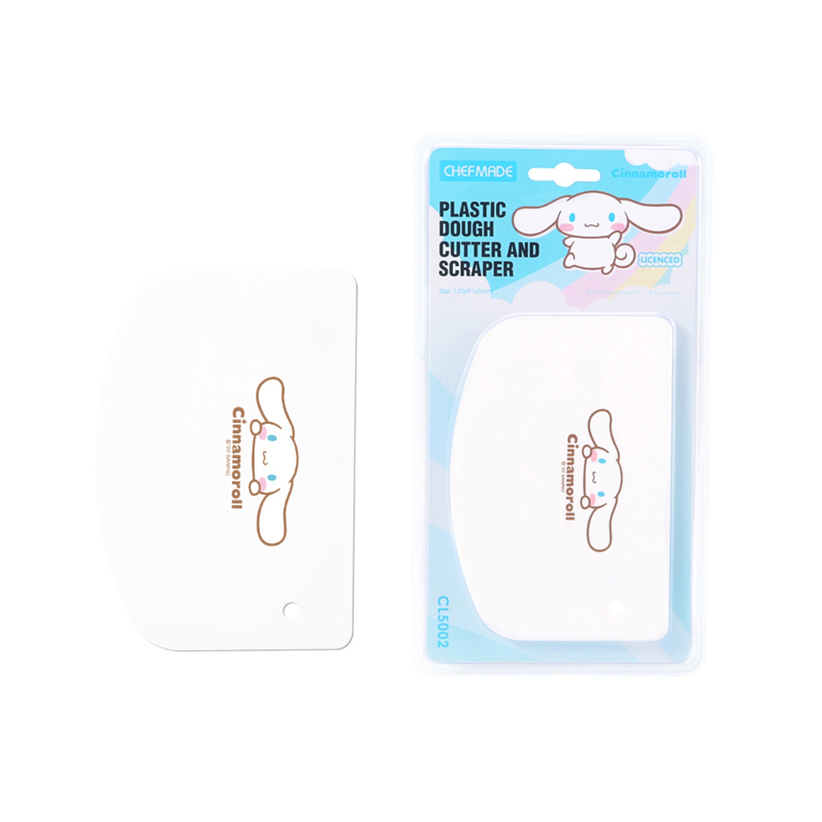 Buy Chefmade x Sanrio Cinnamoroll Dough Cutter & Scraper - MyDeal Australia