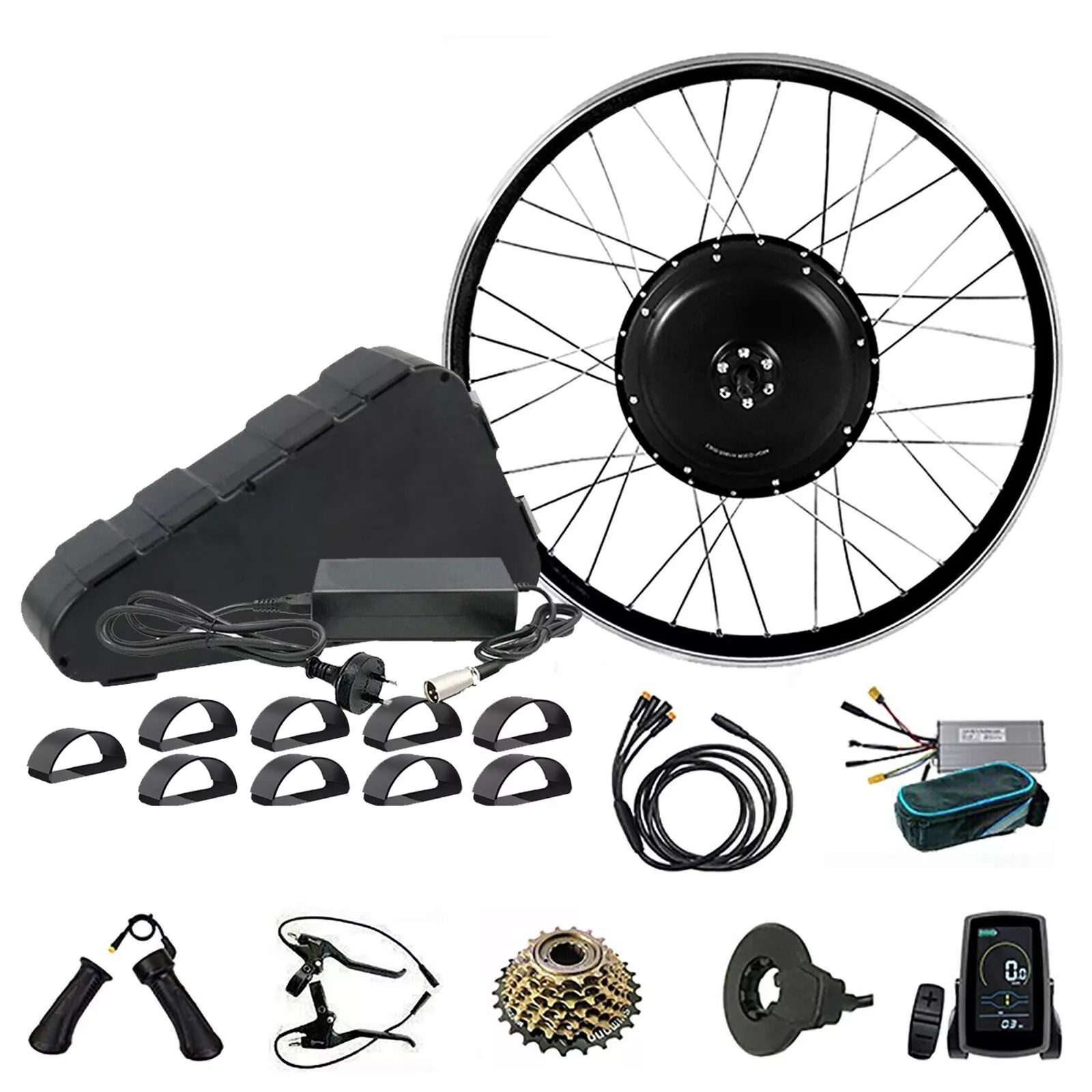 Buy TDR 27.5 Inch Electric Bicycle Motor Conversion Kit 48V 1500W Rear Wheel EBike Kit LCD ...