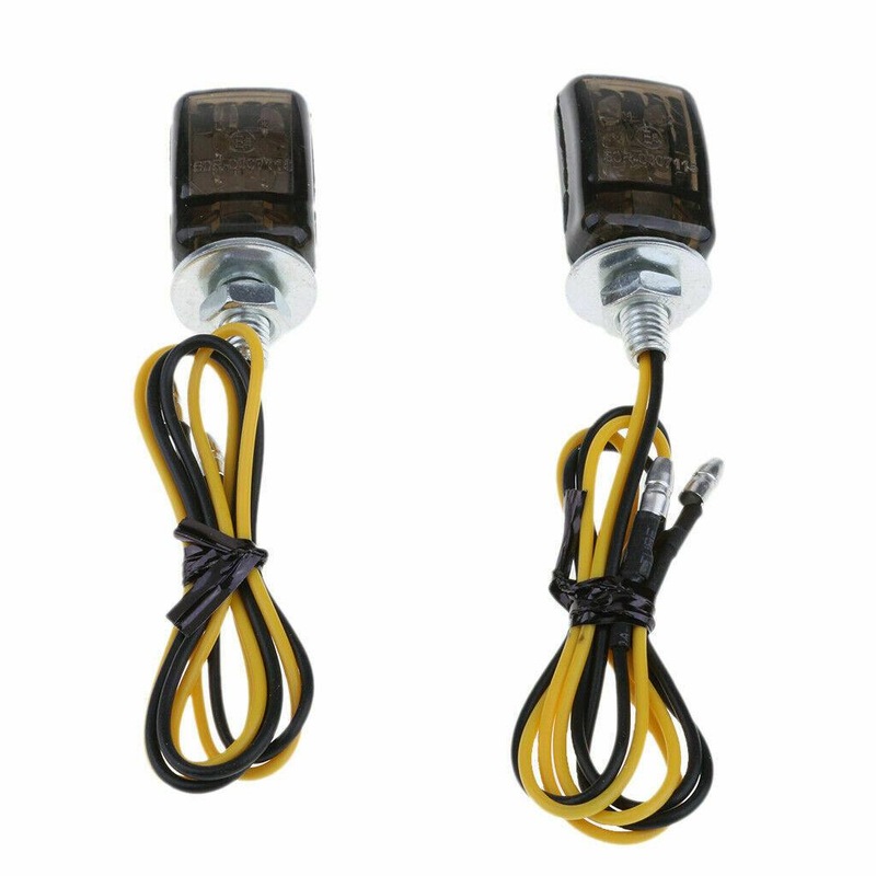 Buy TDR 2pcs 6mm Universal Motorcycle LED Black Micro Mini Tiny Small ...